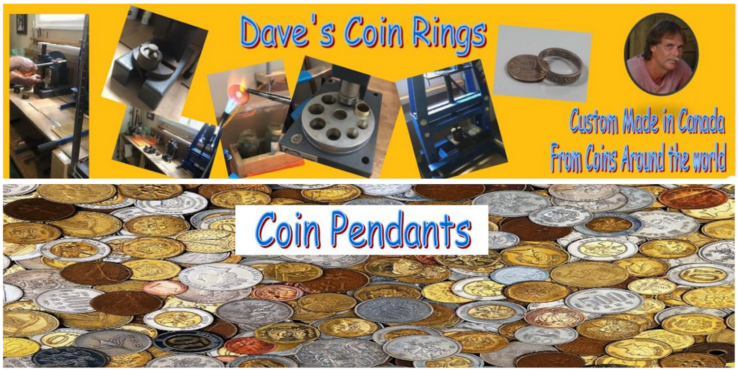 Rings and Pendants Handmade With Coins from all over the world – Daves ...